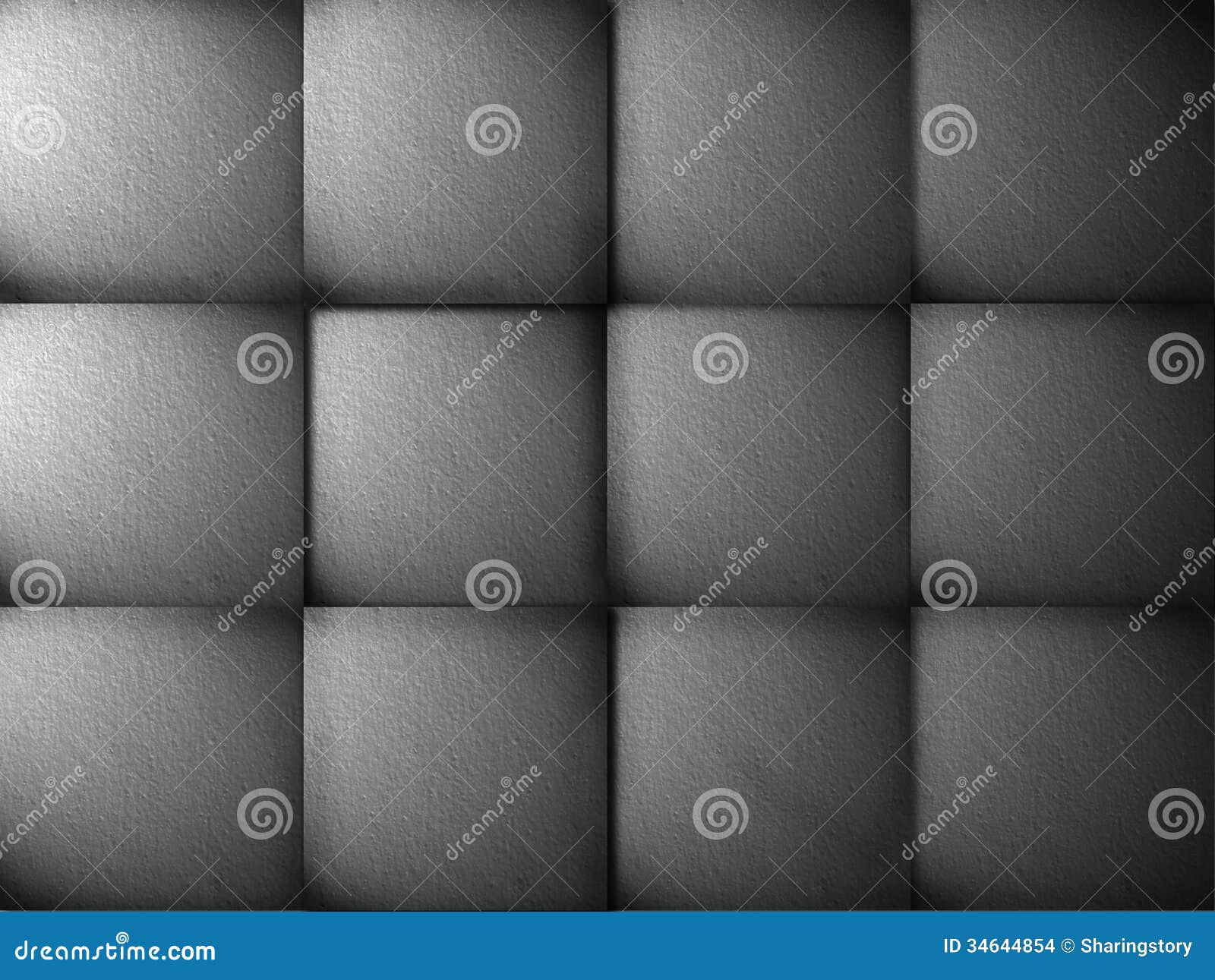 Gray Blocks Wall Background Stock Illustration - Illustration of bonded ...