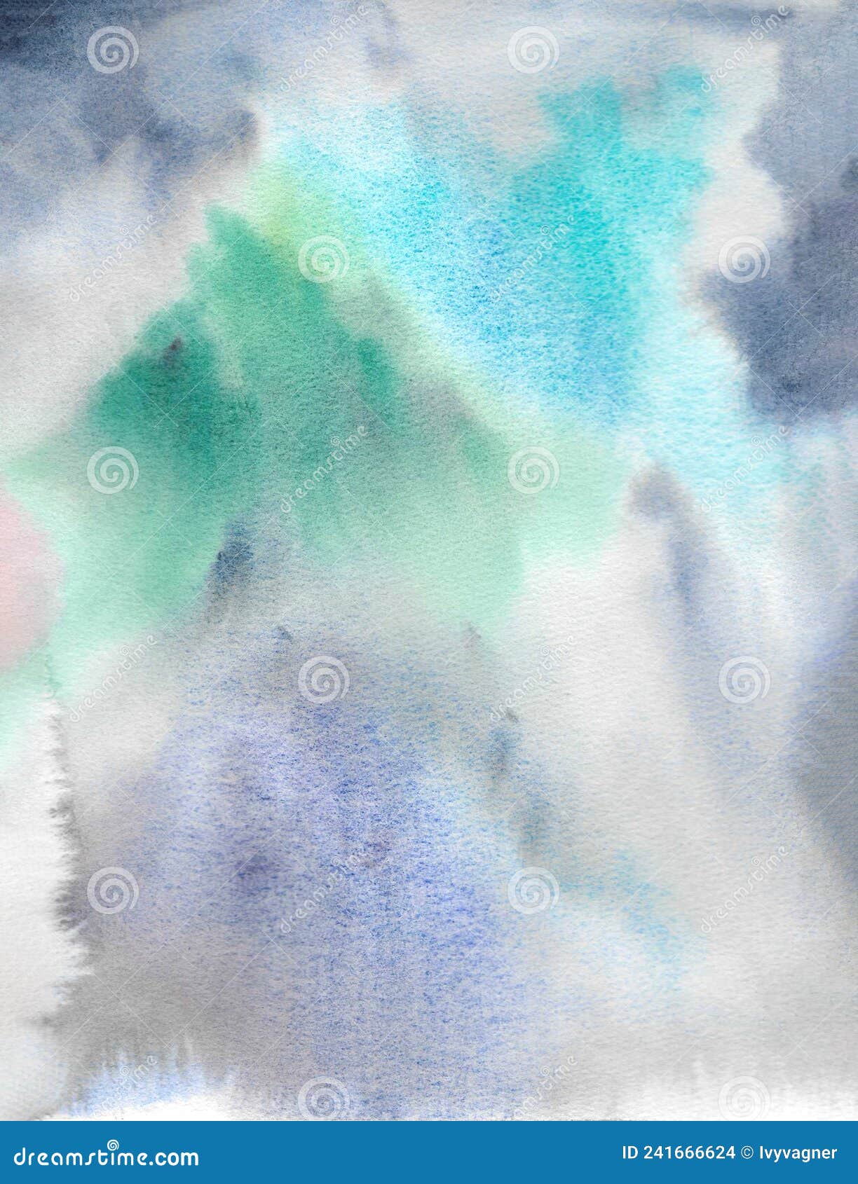 Gray and Blue Watercolor Texture. Abstract Ink Background Stock Photo ...