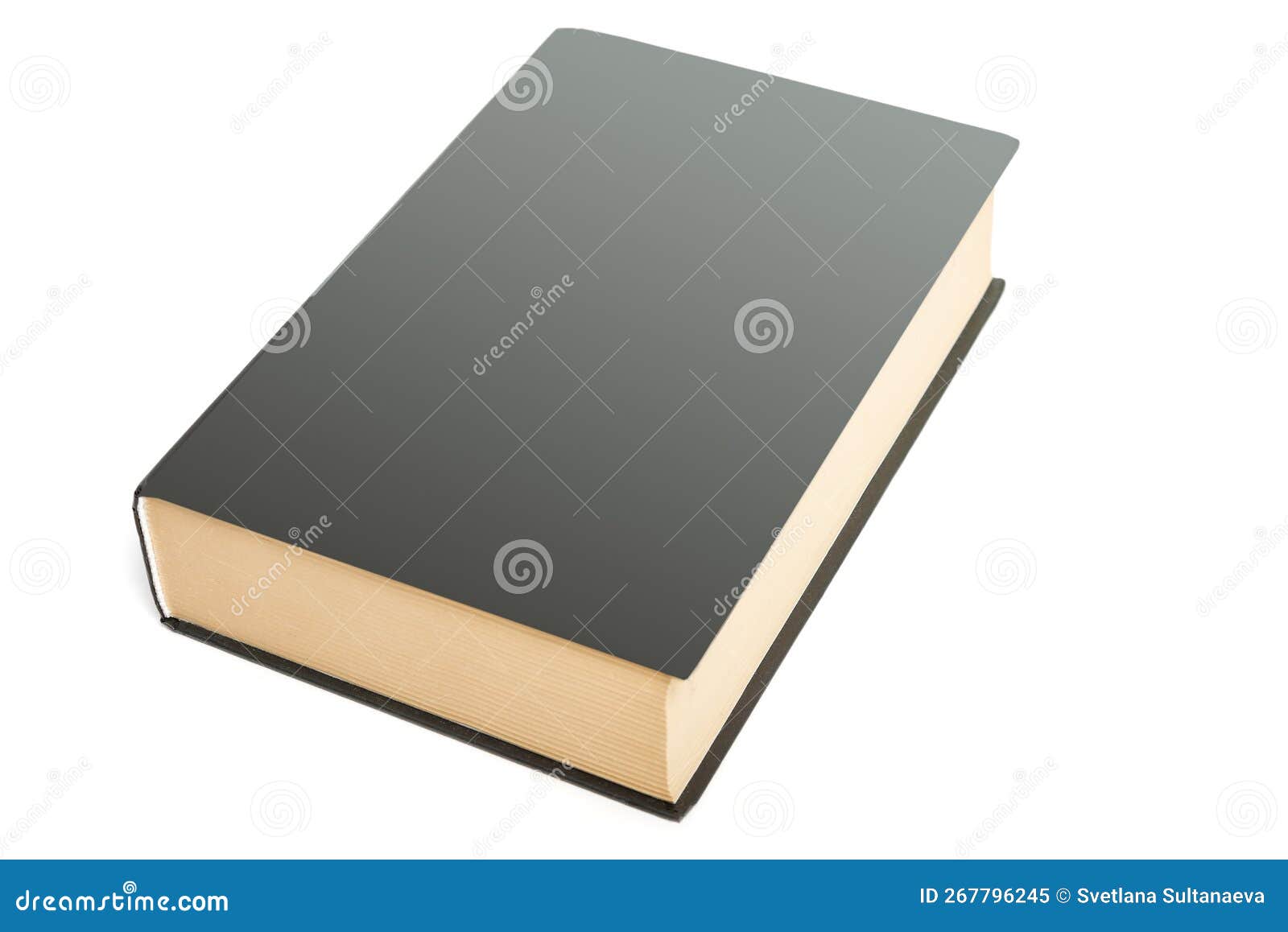 Gray Book on a White Background Stock Image - Image of science, dark ...