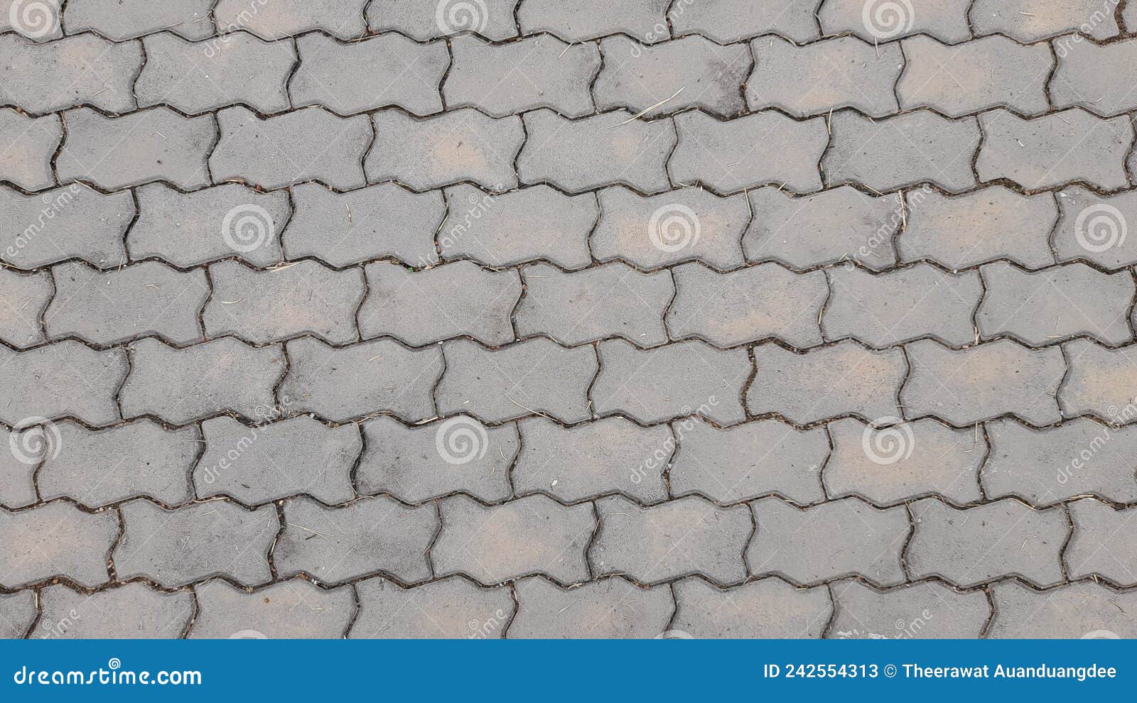 Gray Brick Pattern, Corners on the Corridor and Many Bricks Lined Up ...