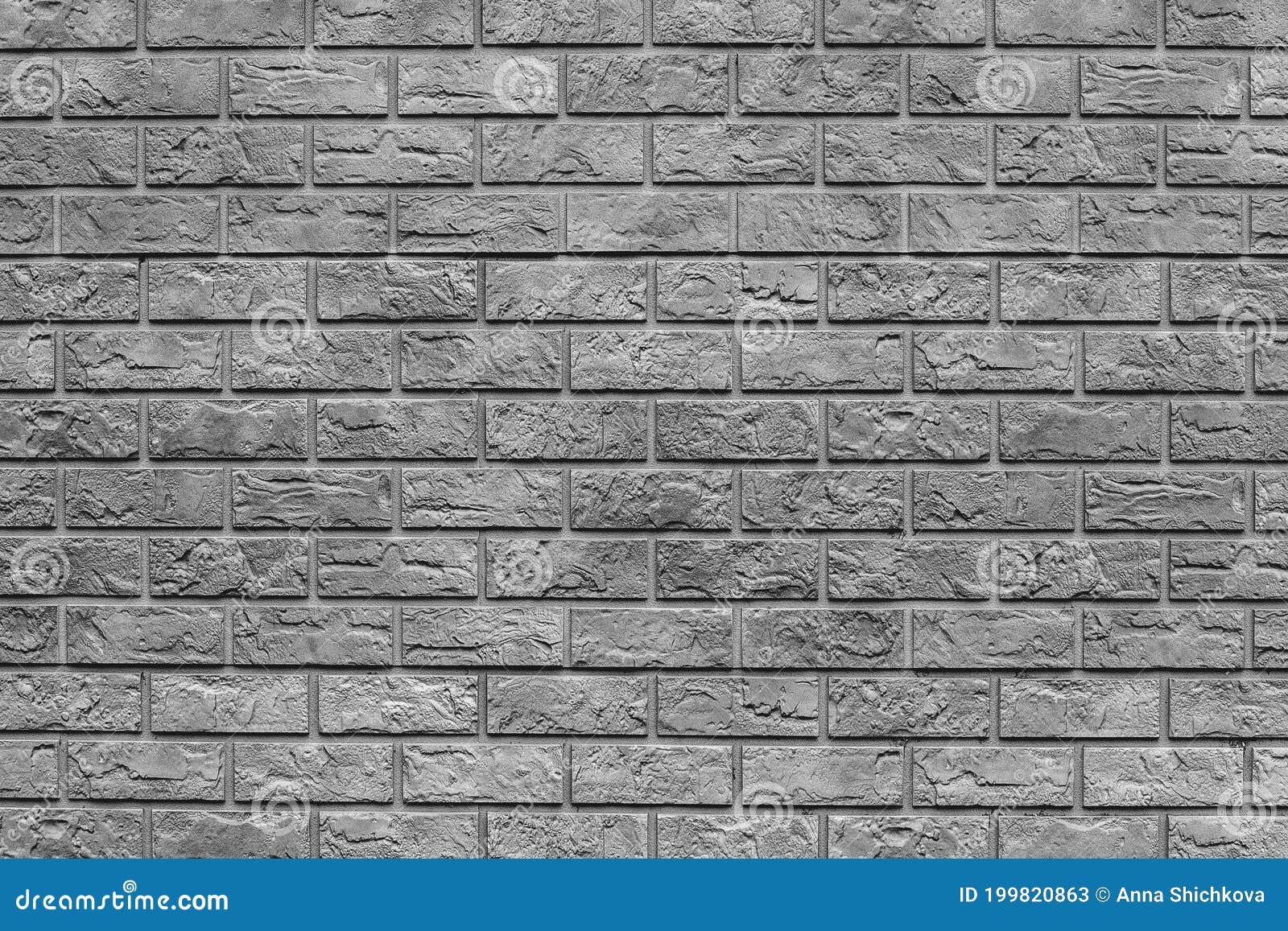 Gray Brick Texture and Background Stock Image - Image of surface ...