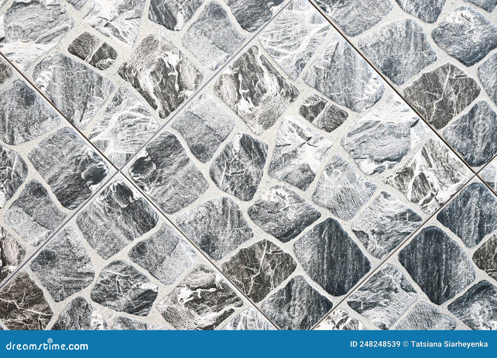 Gray Brick Tiles Wall Texture. Ceramic Tile Pattern Stock Image - Image ...