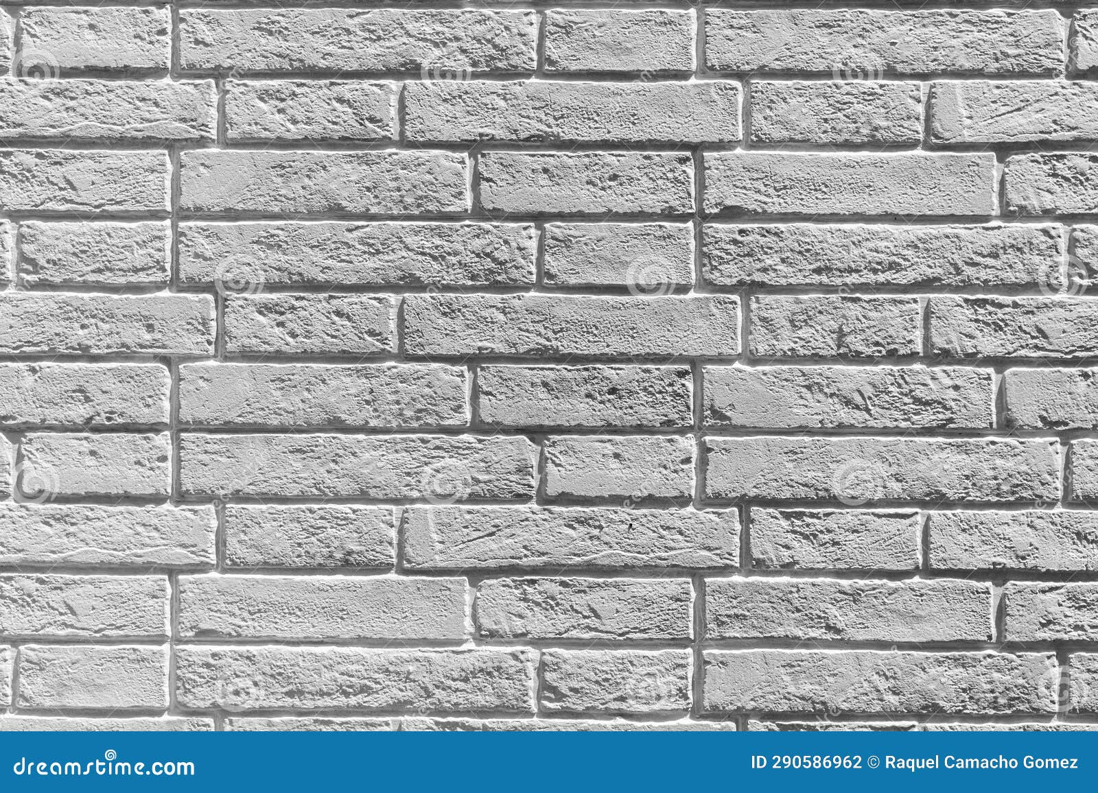Gray Brick Wall, Front View. Backgrounds Stock Photo - Image of grunge ...