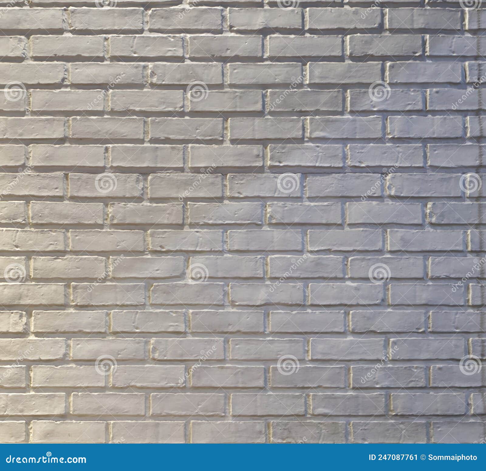 Gray Brick Wall Pattern with Lighting Stock Image - Image of lighting ...