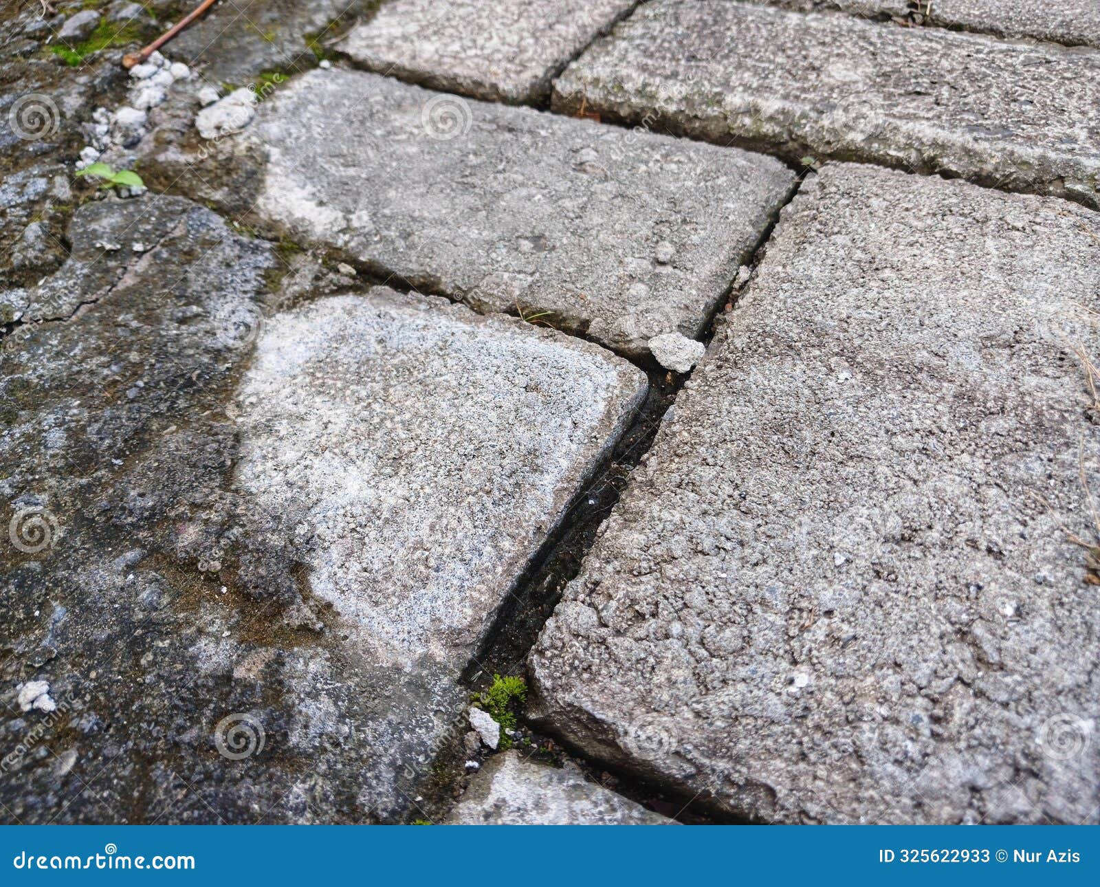 Gray Bricks on the Ground for Road Road. Sidewalk, Driveway, Sidewalk ...