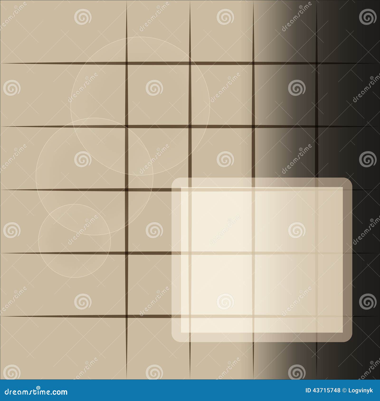 Gray-brown Abstract Background with Space for Test Stock Illustration ...