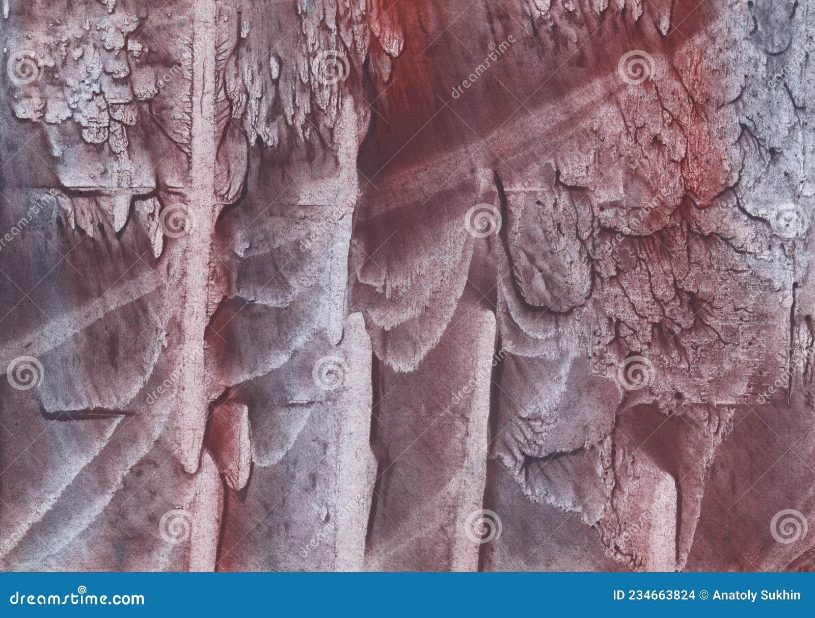 Gray Brown Abstract Watercolor Texture Background Stock Photo - Image ...