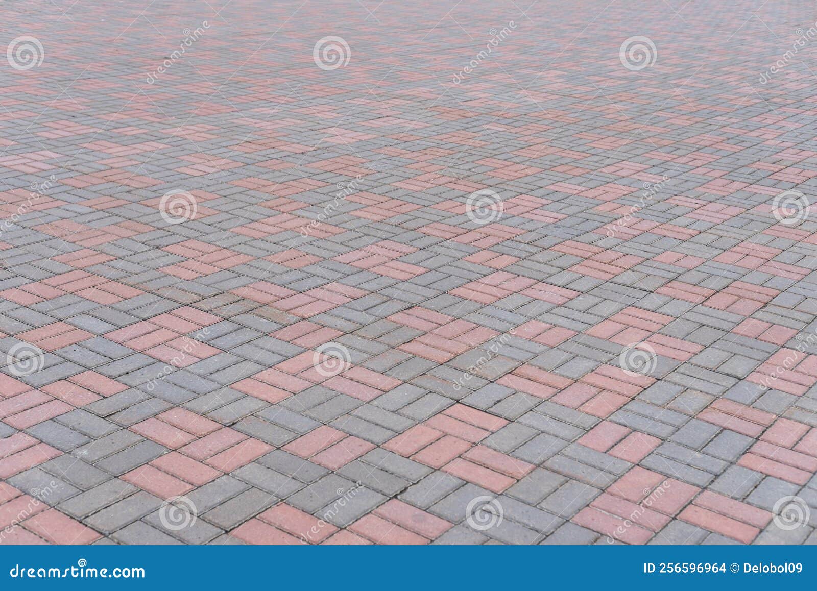 Gray and Brown Paving Slabs on the Street. Stock Photo - Image of urban ...