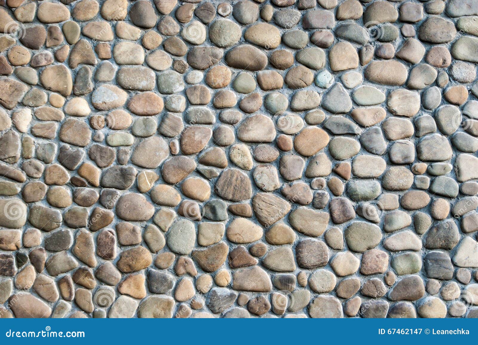 Gray and Brown Pebble Stone Wall Stock Image - Image of backdrop ...