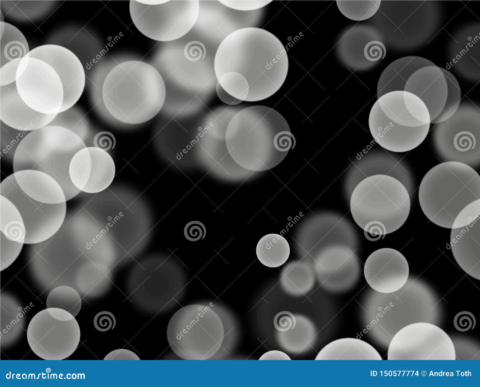 Gray Bubble Background Vector Texture Pattern for Presentations or ...