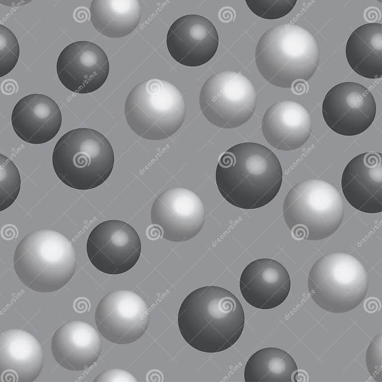 Gray Bubbles En Gray Seamless Pattern Ilustración del Vector ...