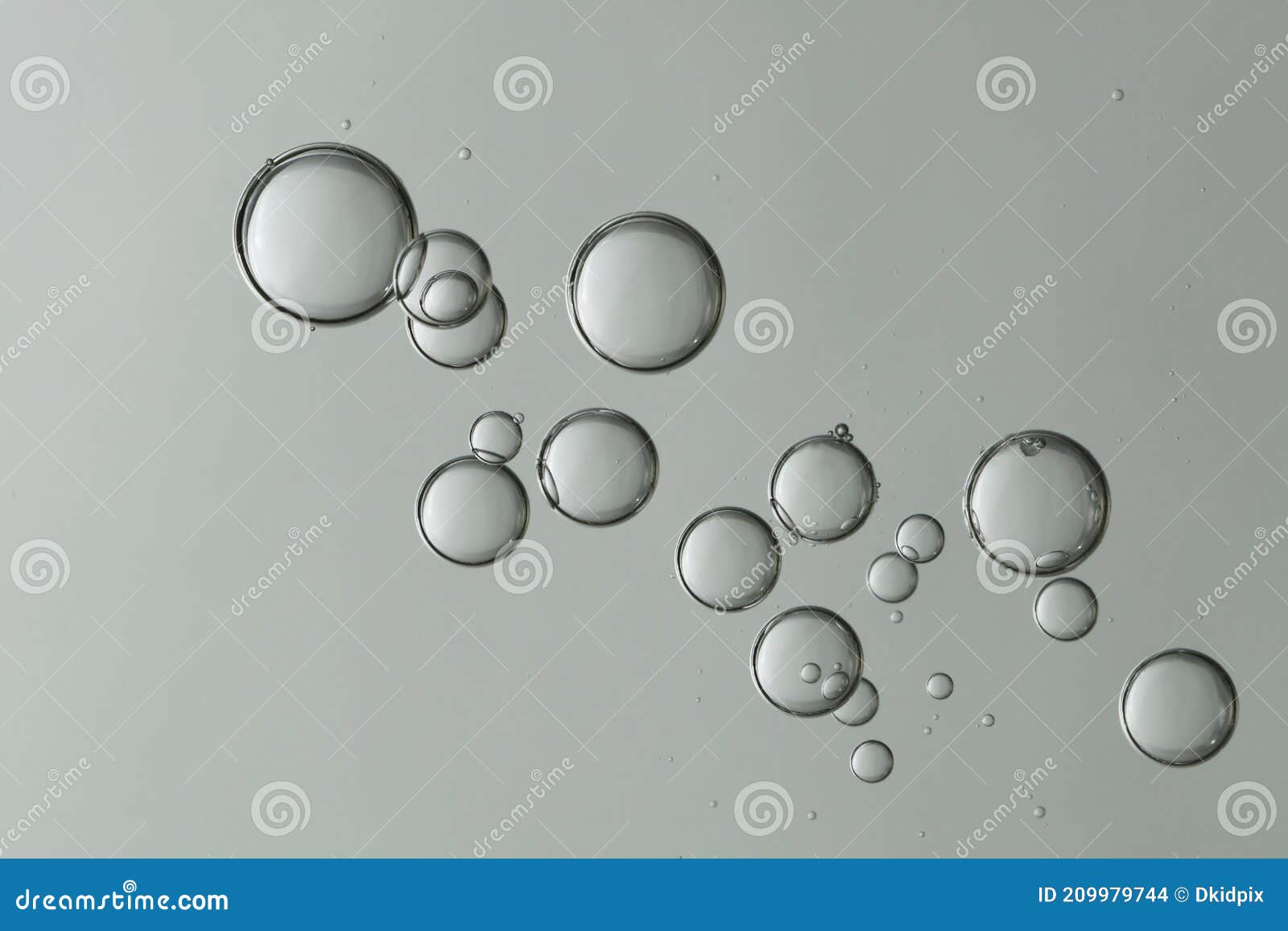 Gray bubbles stock photo. Image of abstract, horizontal - 209979744