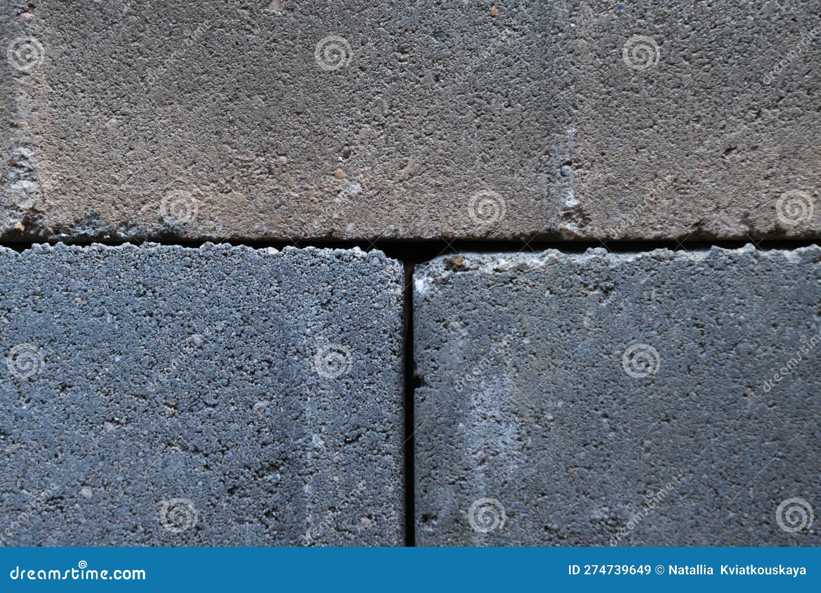 Gray Building Cinder Blocks Made of Cement Stacked Close-up Background ...