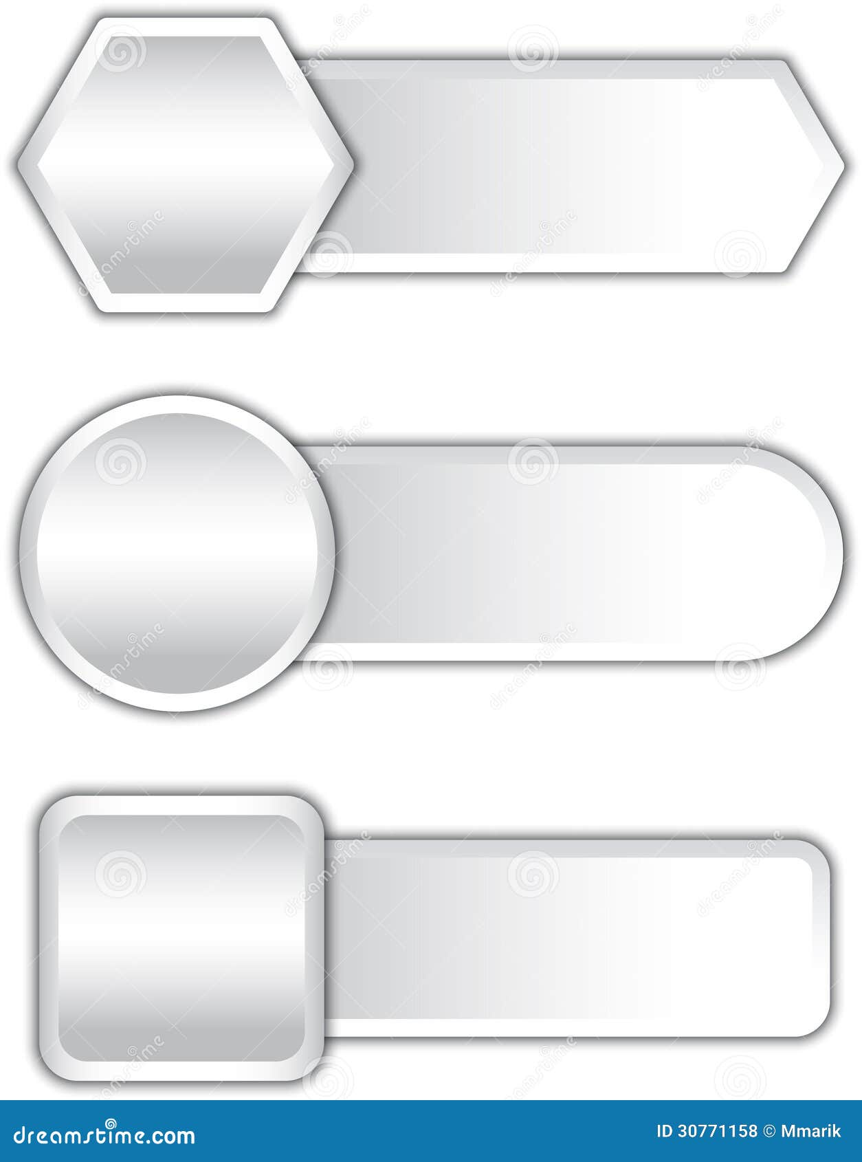 Gray buttons stock vector. Illustration of label, stylish - 30771158