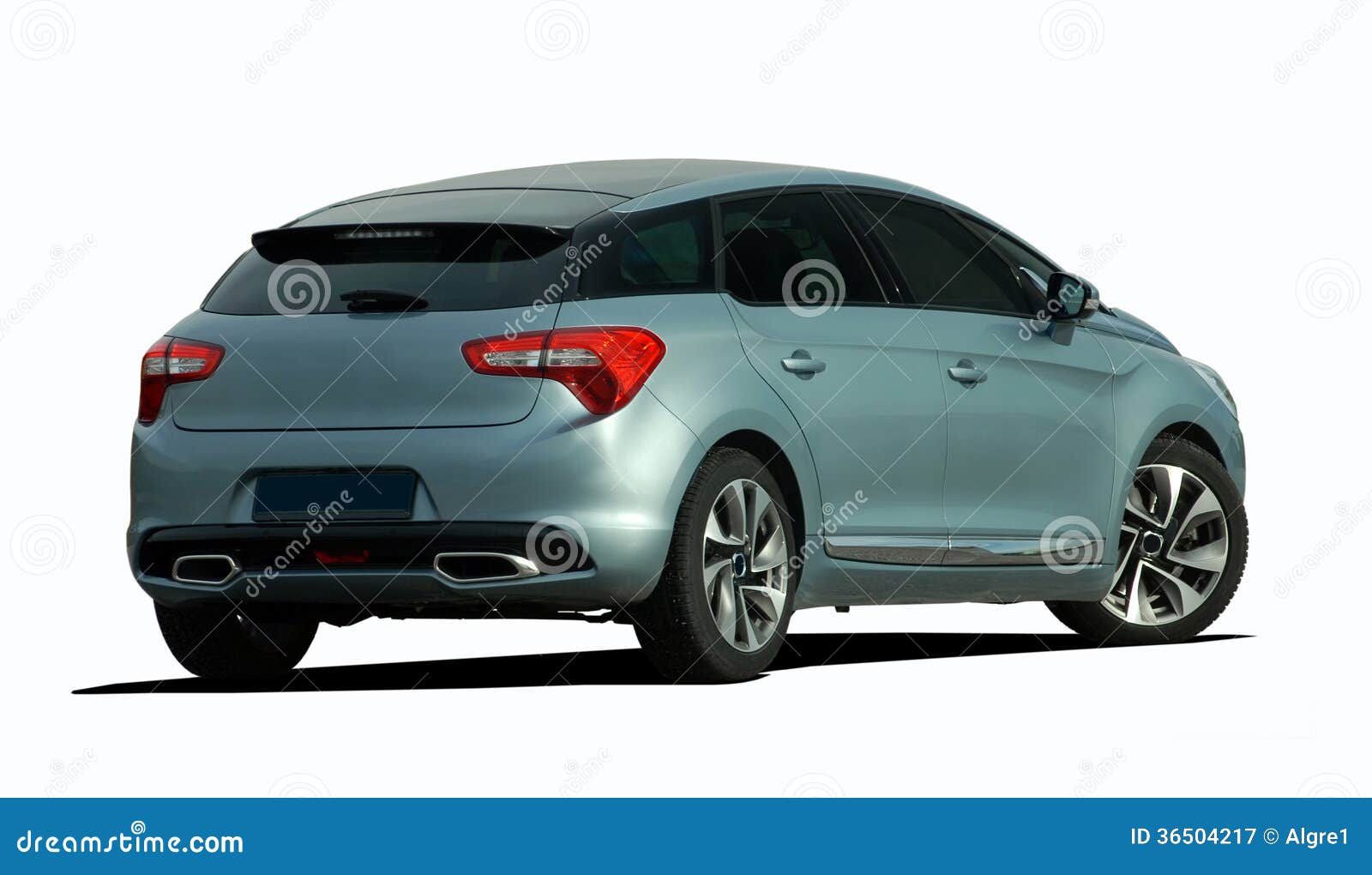 Gray car back view stock image. Image of family, efficiency - 36504217