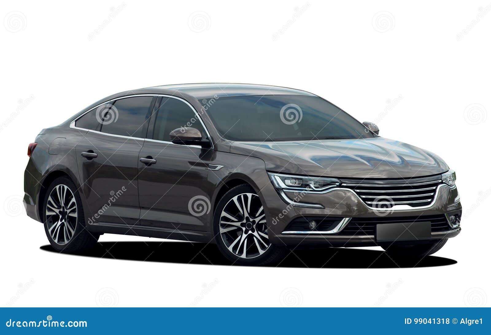 Gray car front view stock photo. Image of comfort, front - 99041318