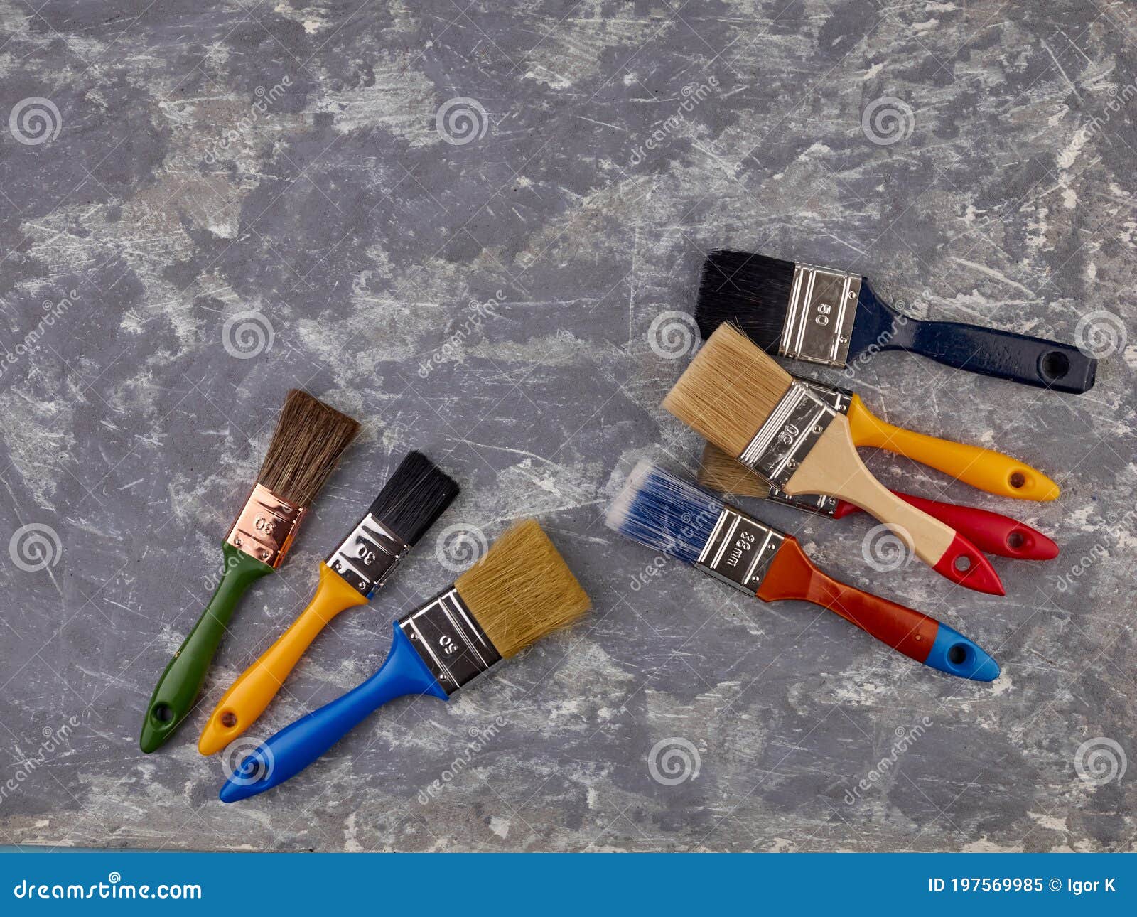 Work Putty Walls. The Alignment Of The Walls With A Trowel Royalty-Free ...