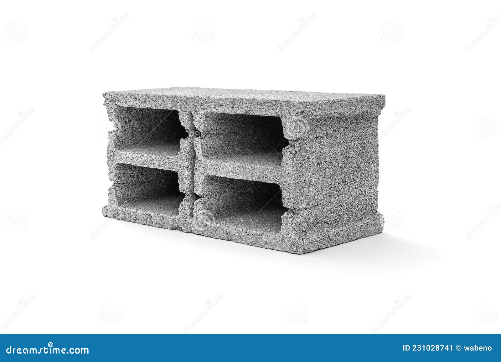 Gray cement cinder block stock image. Image of carbon - 231028741