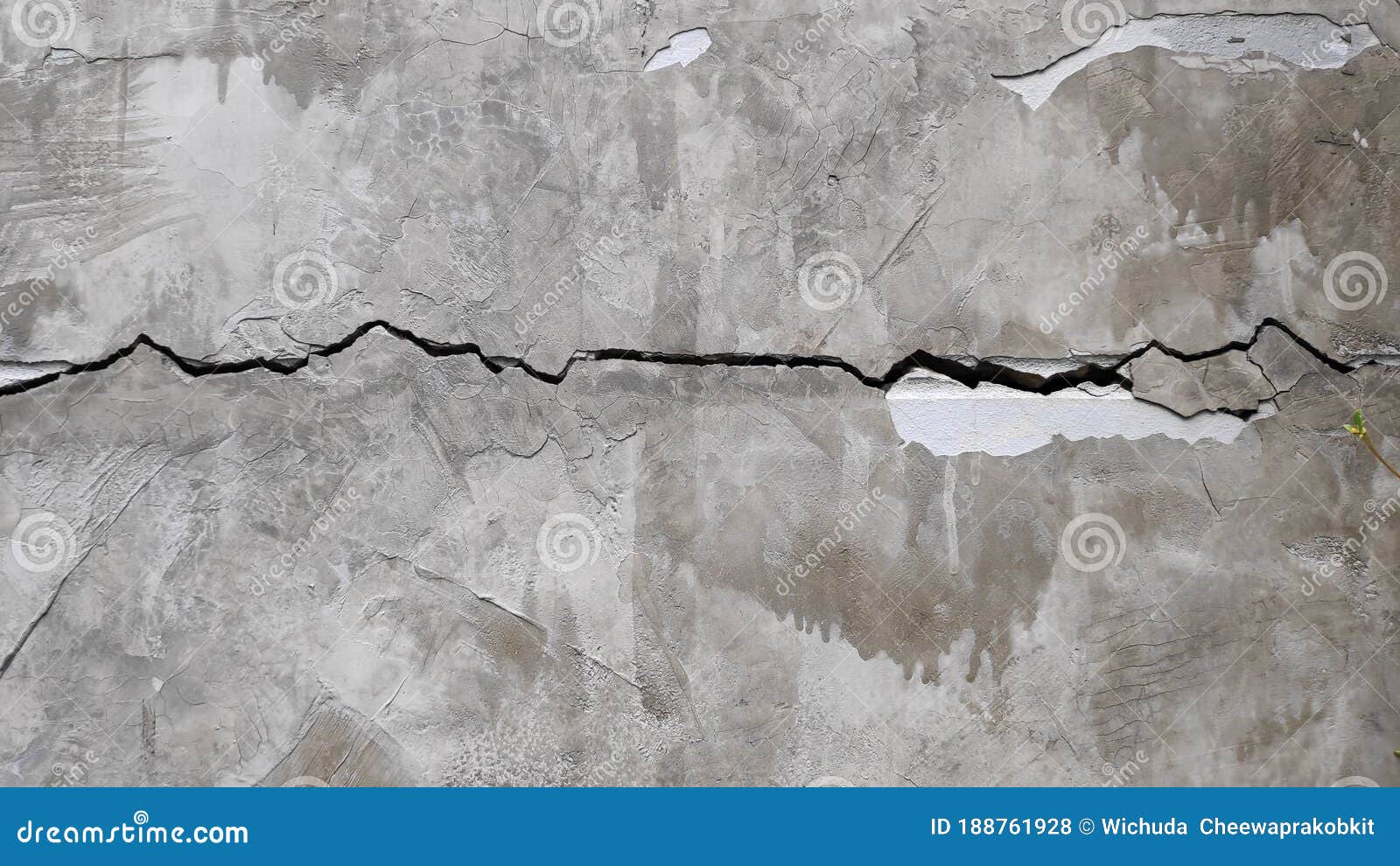 Gray Cement Concrete Wall Pattern with Cracks on the Surface As ...
