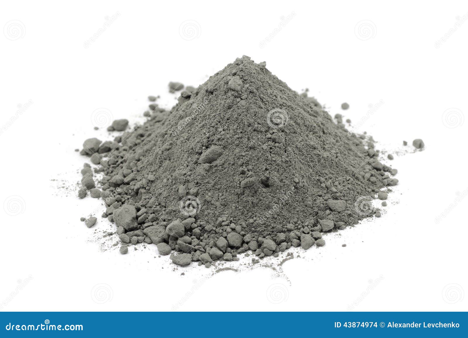 Gray cement powder stock photo. Image of heavy, construction - 43874974
