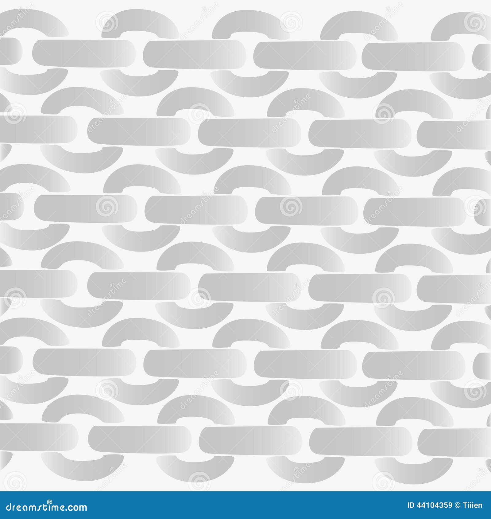 Gray Chain Lined Up in a Row Stock Vector - Illustration of number ...