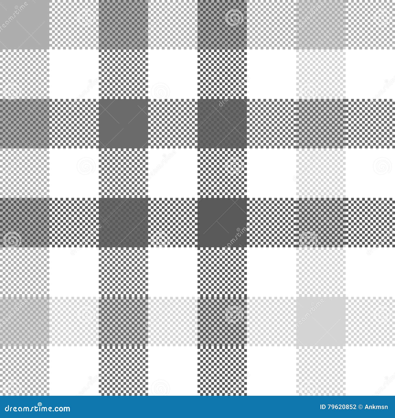 Gray Check Plaid Seamless Fabric Texture Stock Vector - Illustration of ...