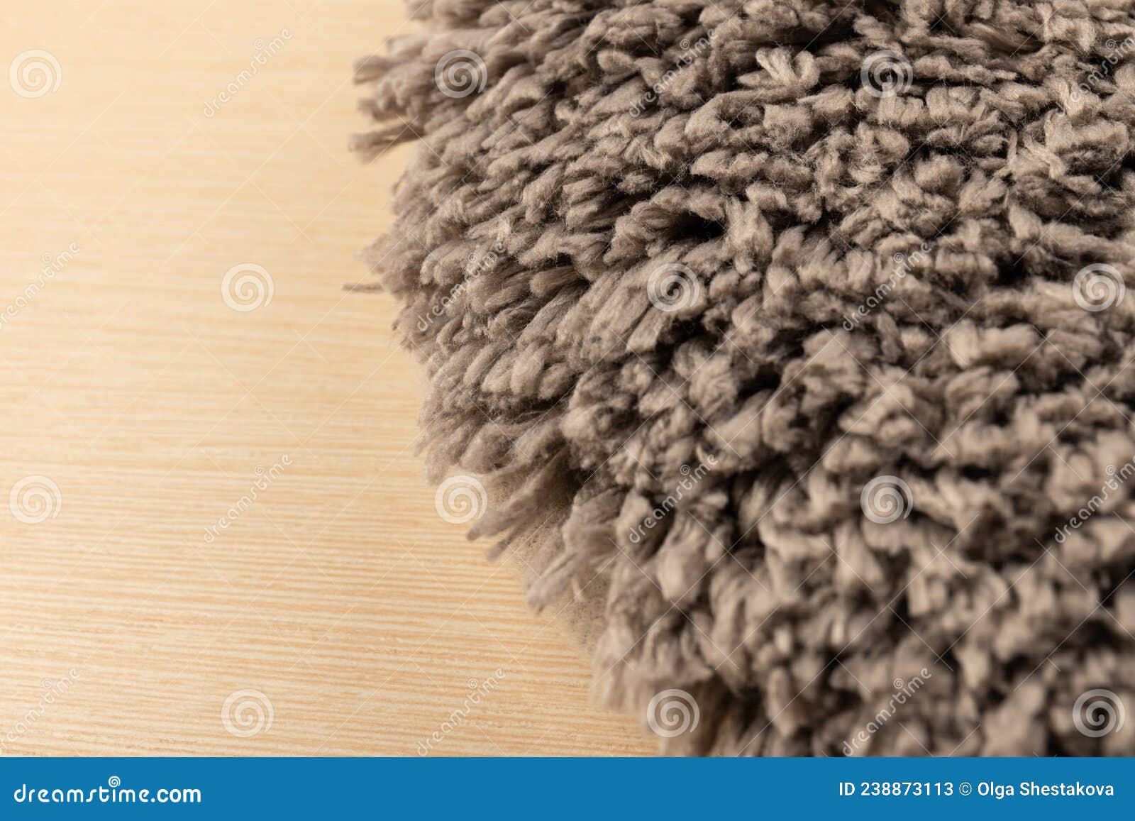 Gray Chenille Soft Bath Mat Texture Background. Bath Accessories. Top ...