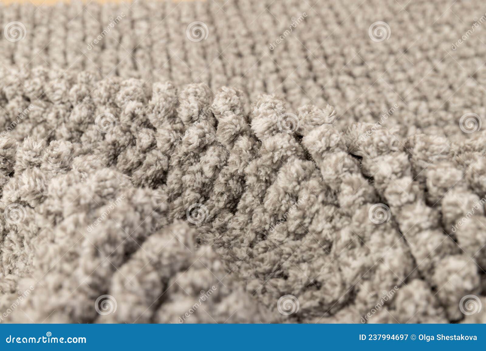 Gray Chenille Soft Bath Mat Texture Background. Bath Accessories. Top ...