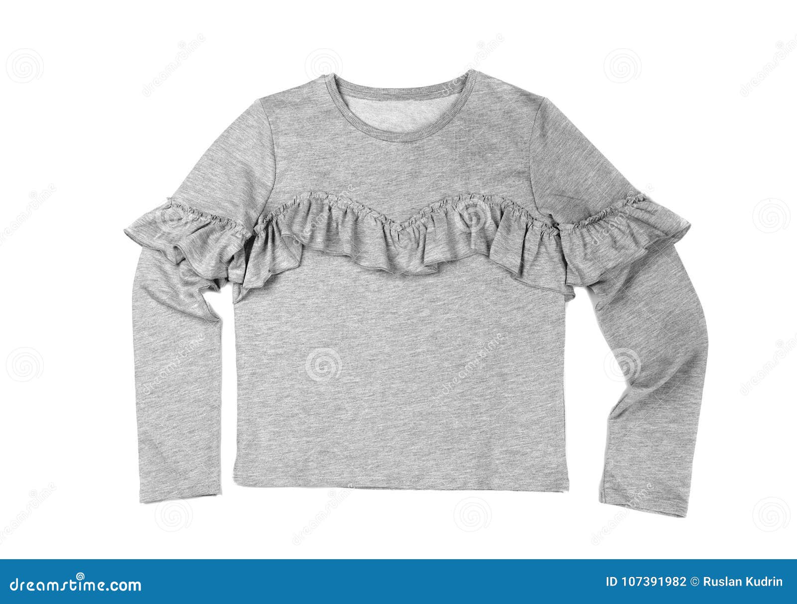 Gray Children`s Jacket. Isolate on White Background Stock Photo - Image ...