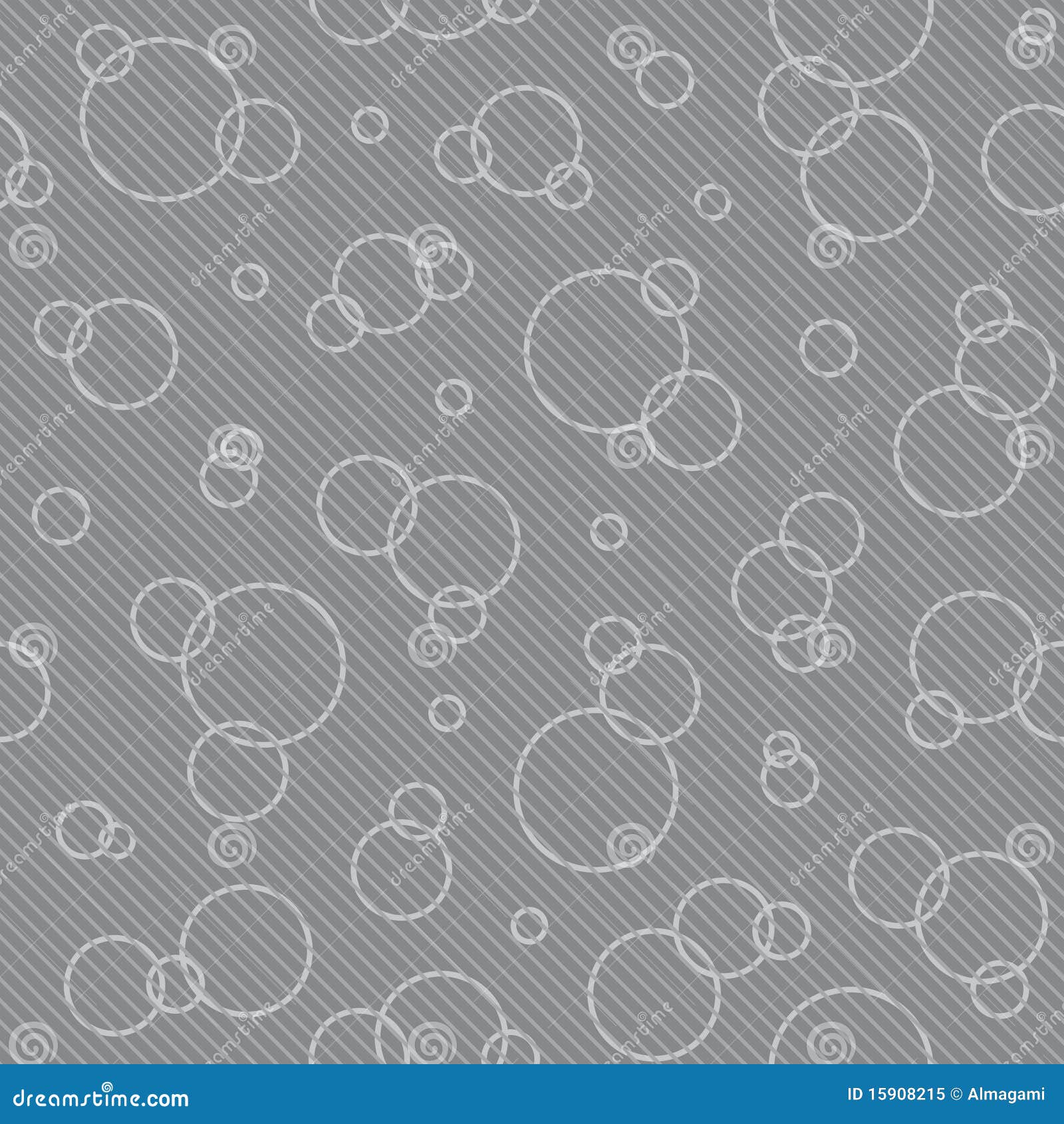 Gray Circle Tileable Pattern Stock Vector - Illustration of fabric ...