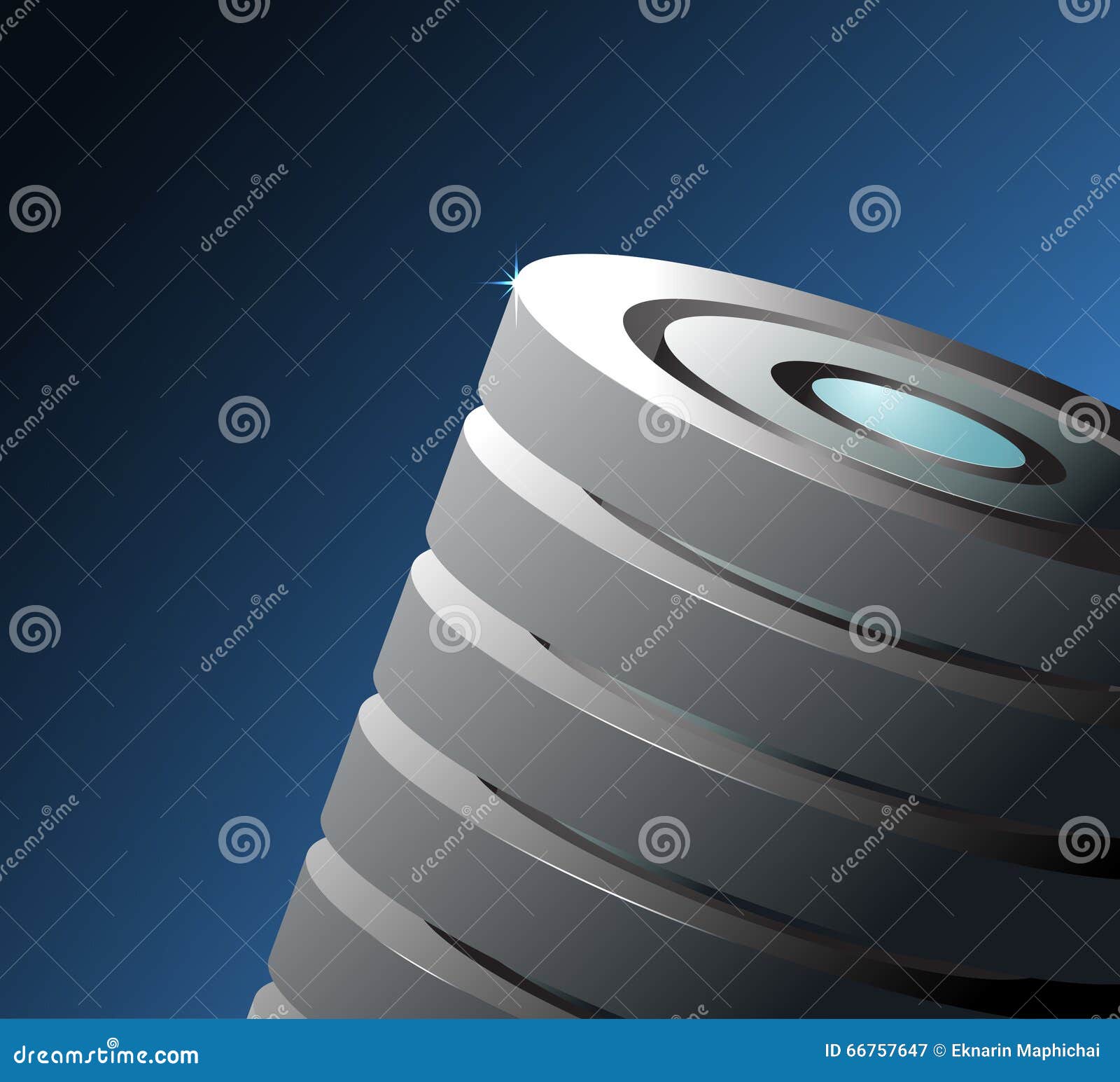 Gray circular shaped scene stock illustration. Illustration of abstract ...