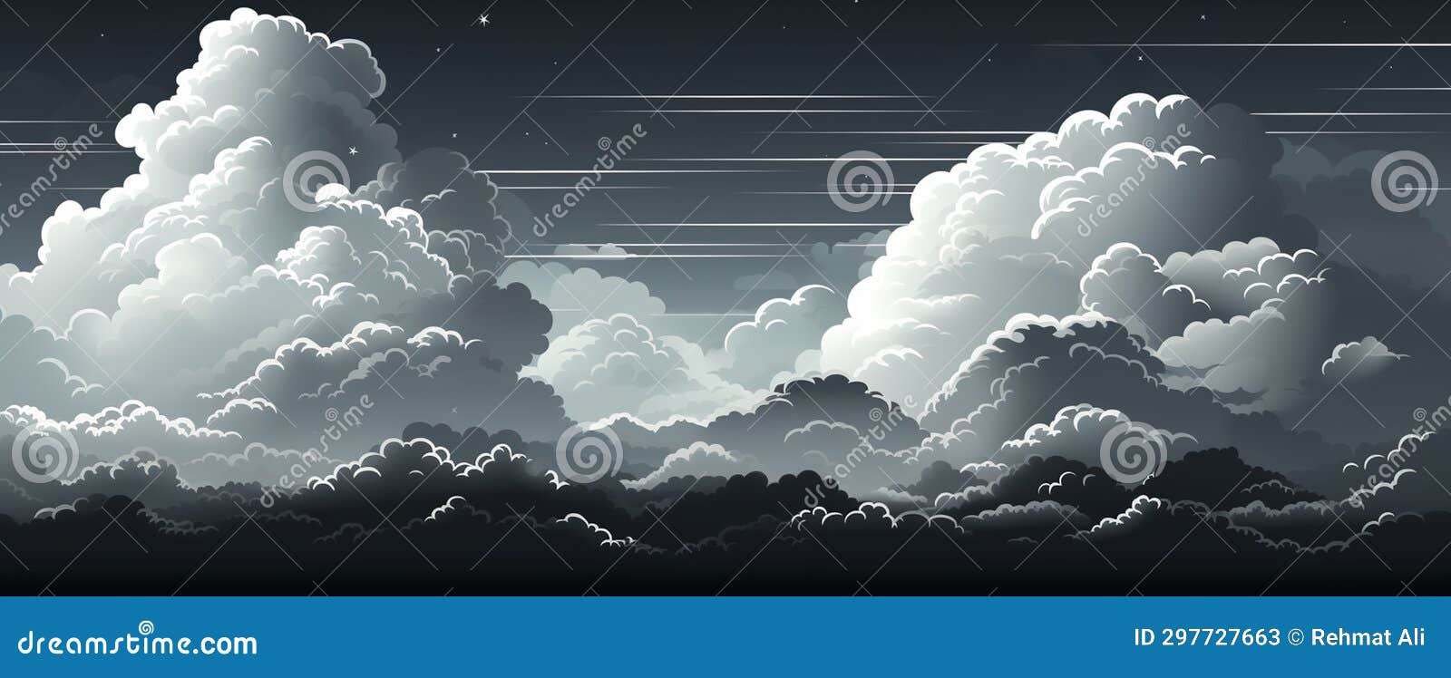 Gray Cloud Solid Color, Vector Abstract Background Stock Illustration ...