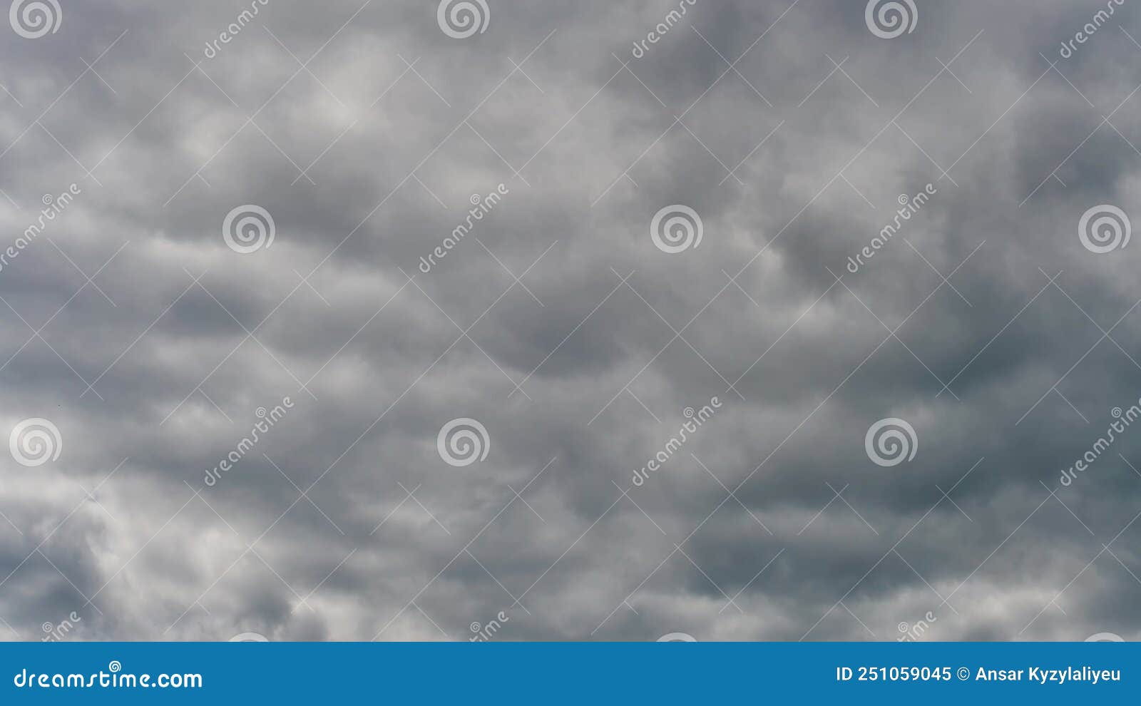 Gray Clouds Float Across the Sky before a Storm or Heavy Rain ...