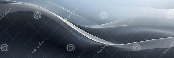 Gray Color Gradient Wave Background Stock Illustration - Illustration ...