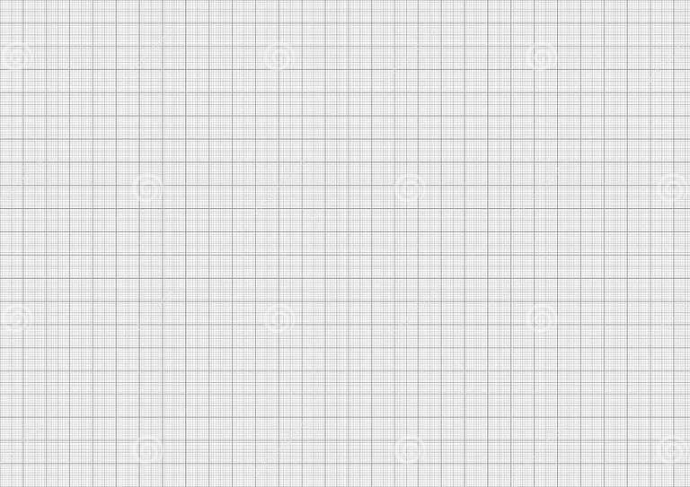Gray Color Graph Paper on A4 Sheet Size Stock Illustration ...