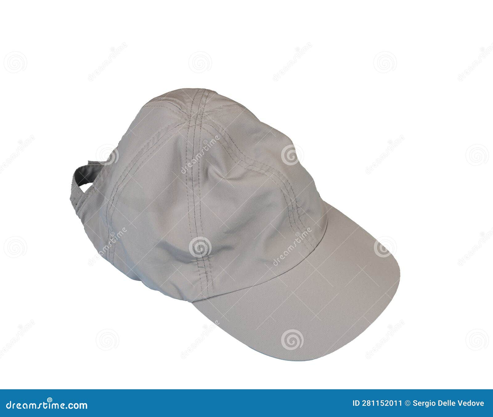 A gray colored cotton cap stock image. Image of style - 281152011