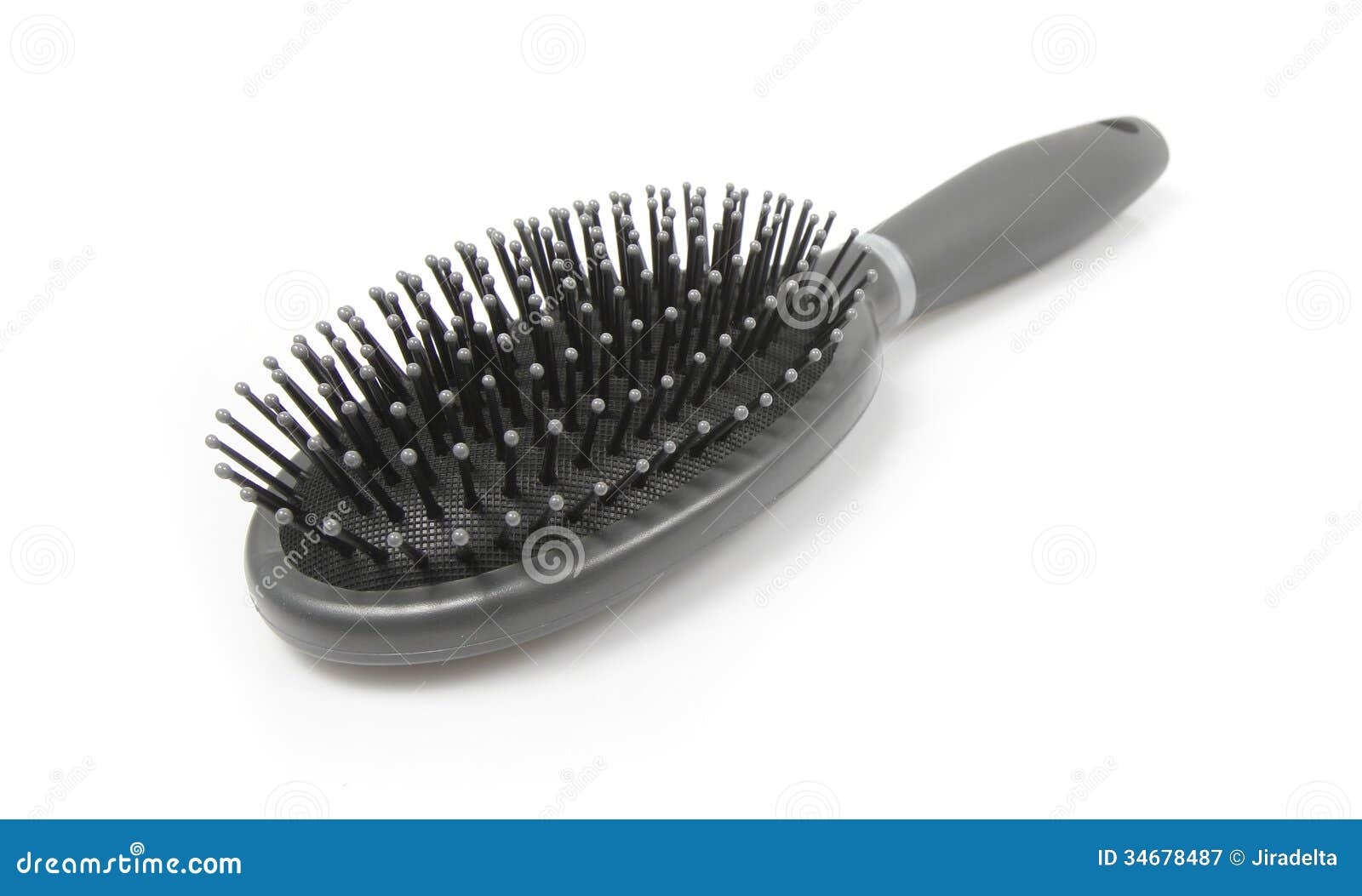 Gray Comb imagen de archivo. Imagen de blanco, pincel - 34678487