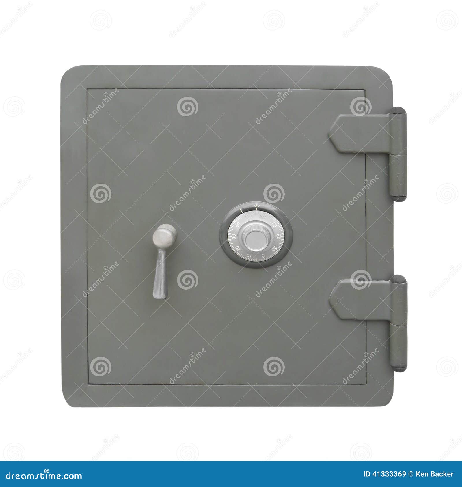 Gray Combination Safe Isolated. Stock Image - Image of secure, strong ...