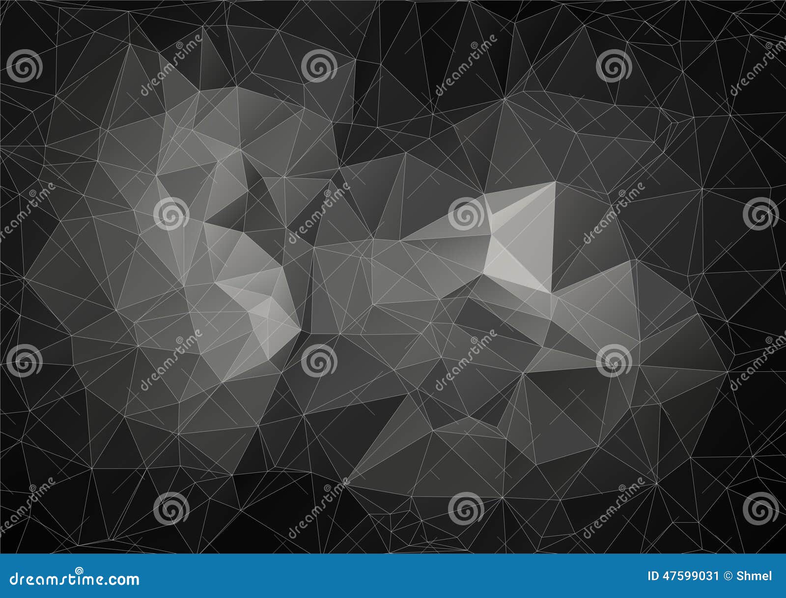 Gray Composition with Triangles Geometric Shapes Stock Vector ...