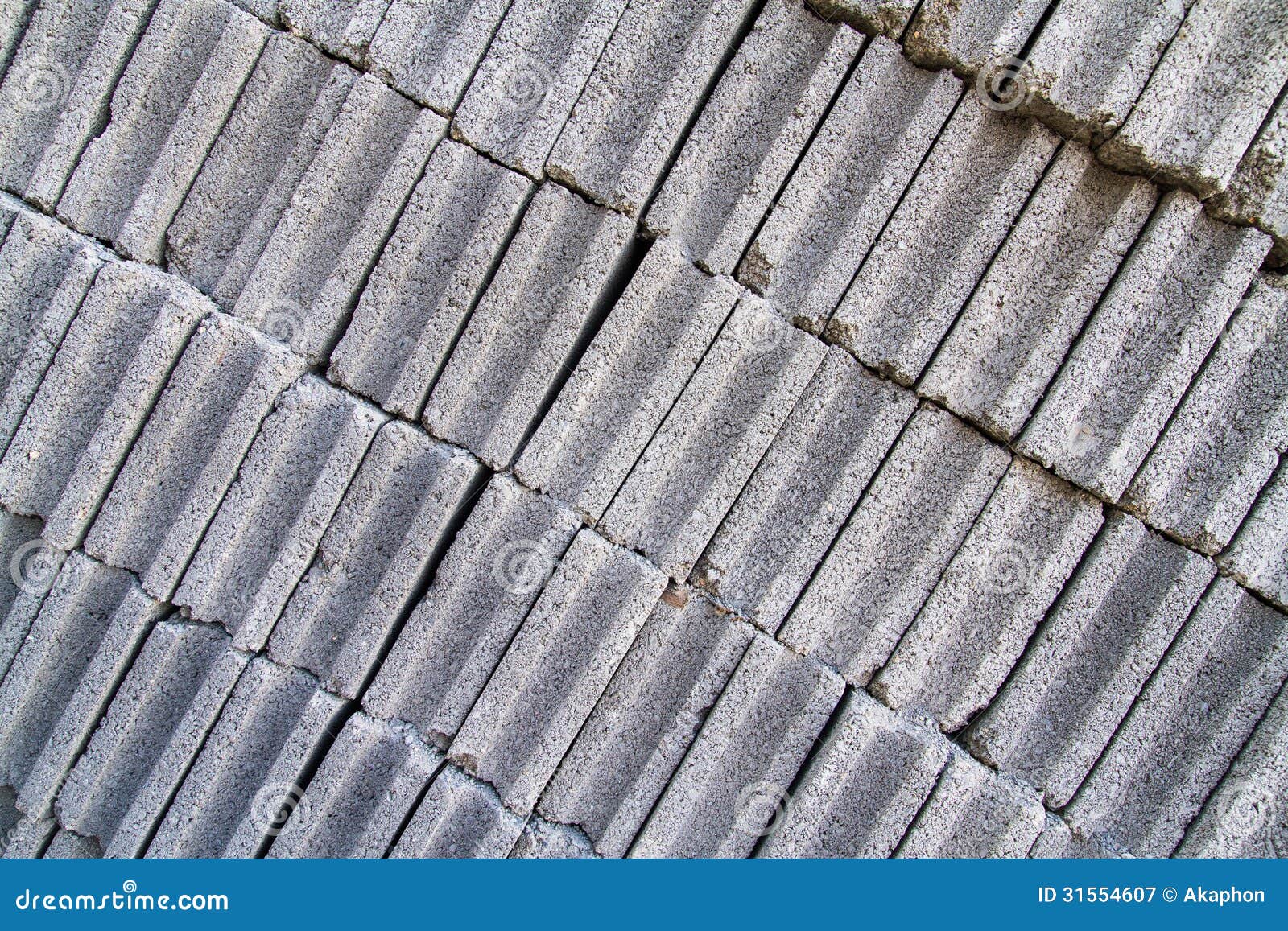 Gray Concrete Construction Block Wall Stock Image - Image of blocks ...