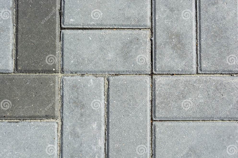 Grey Concrete Paving Slabs. Texture of Gray Paving Slabs Stock Image ...