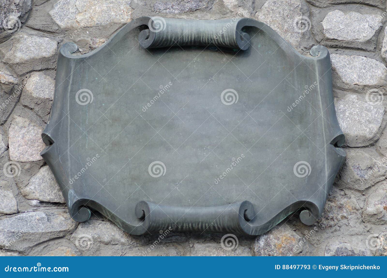 Gray concrete sign stock image. Image of brick, grunge - 88497793