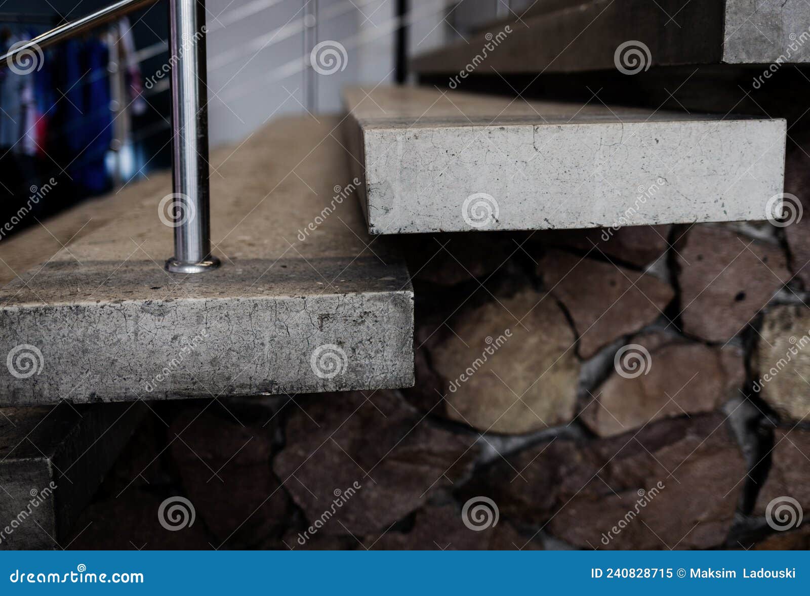Gray concrete with steps stock image. Image of building - 240828715