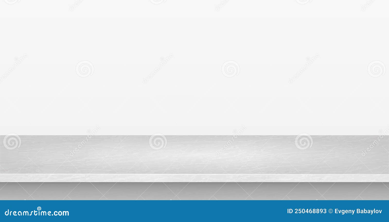 Countertop Promotional Banner Stand Realistic Mockup. Table Counter ...