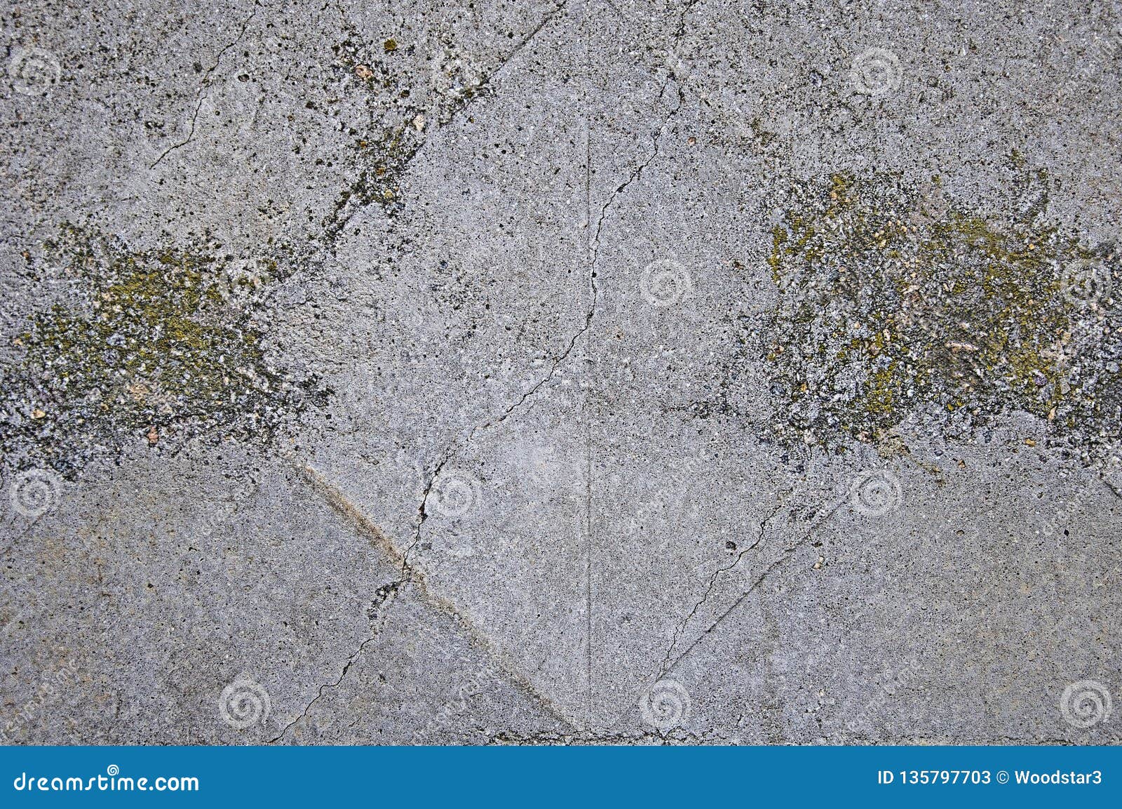 Gray Concrete Texture Background. Cracks Stock Image - Image of element ...