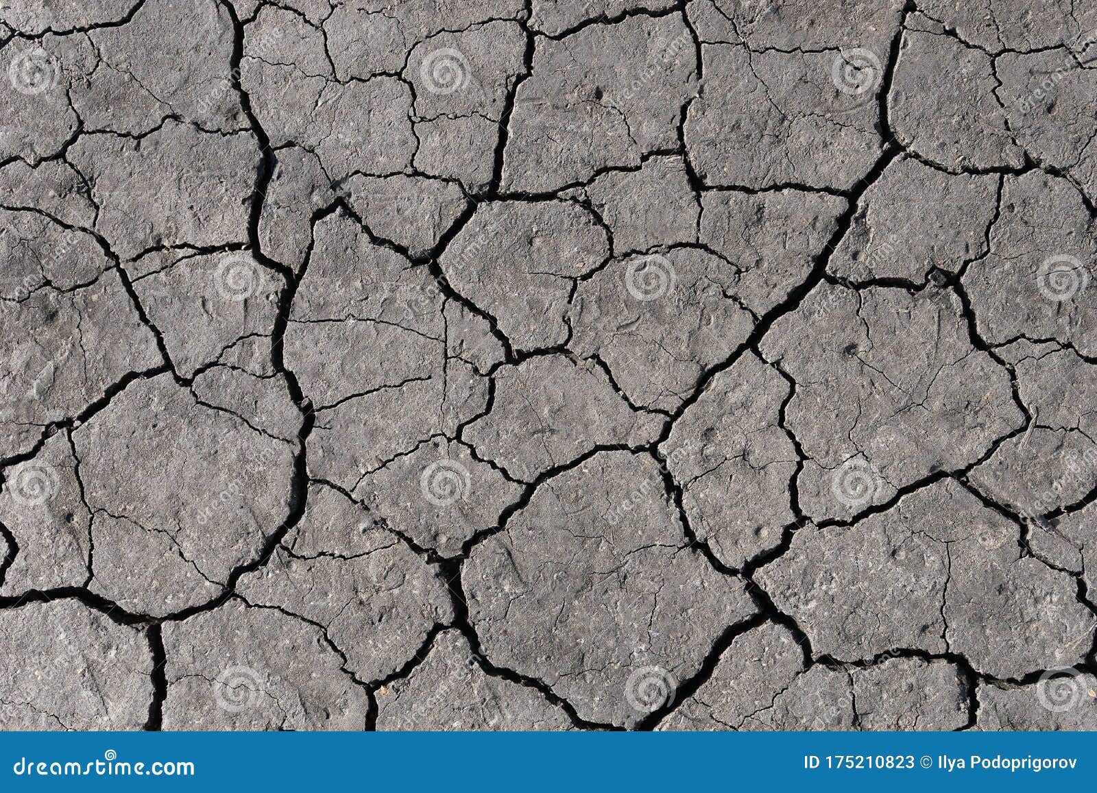 Gray Cracked Earth Background Texture Stock Image - Image of damage ...