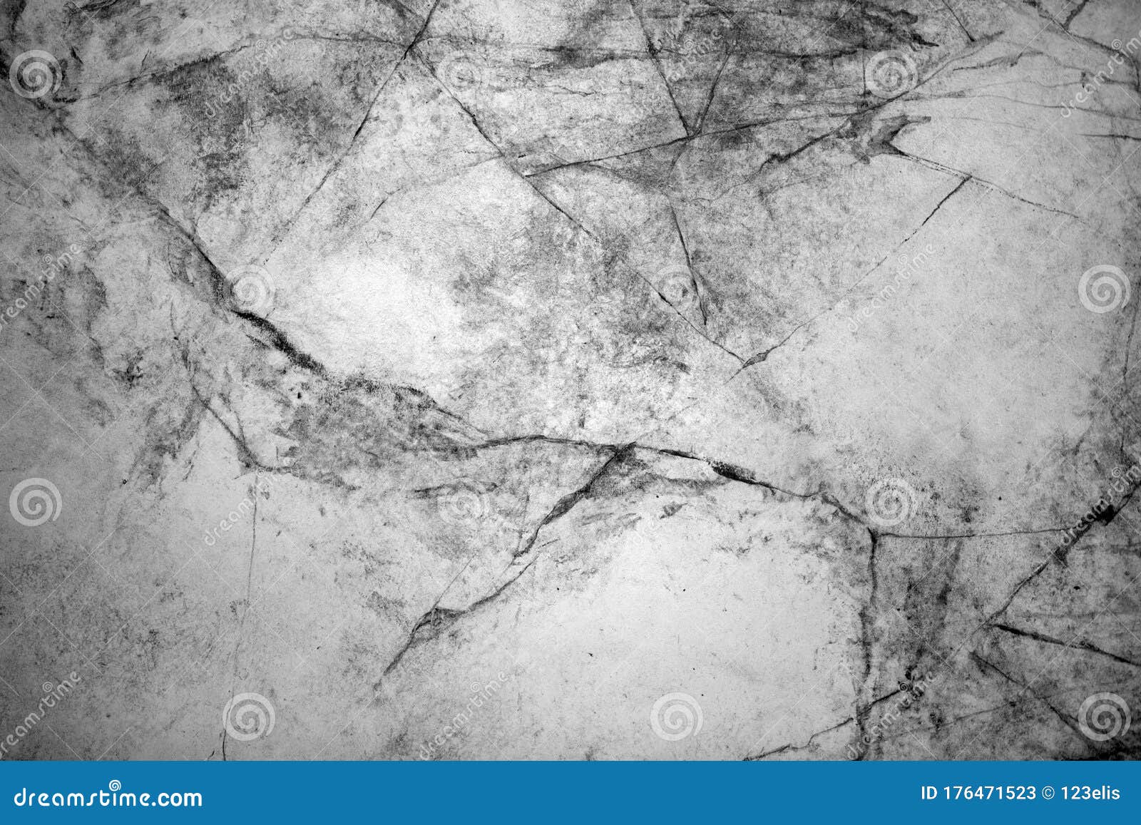 Gray Cracked Marble Background Stock Image - Image of marble, middle ...