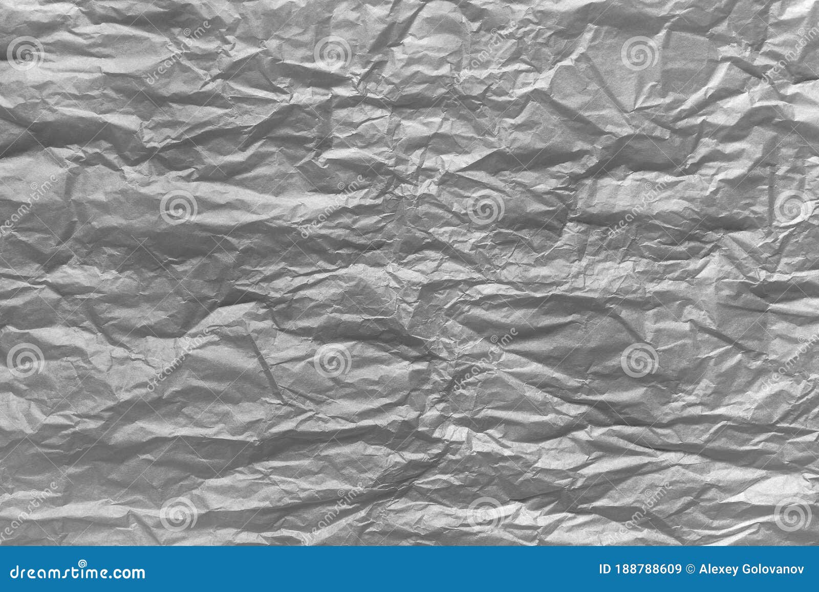 Gray Crumpled Paper Texture. Wrinkled Paper Background. Stock Image ...