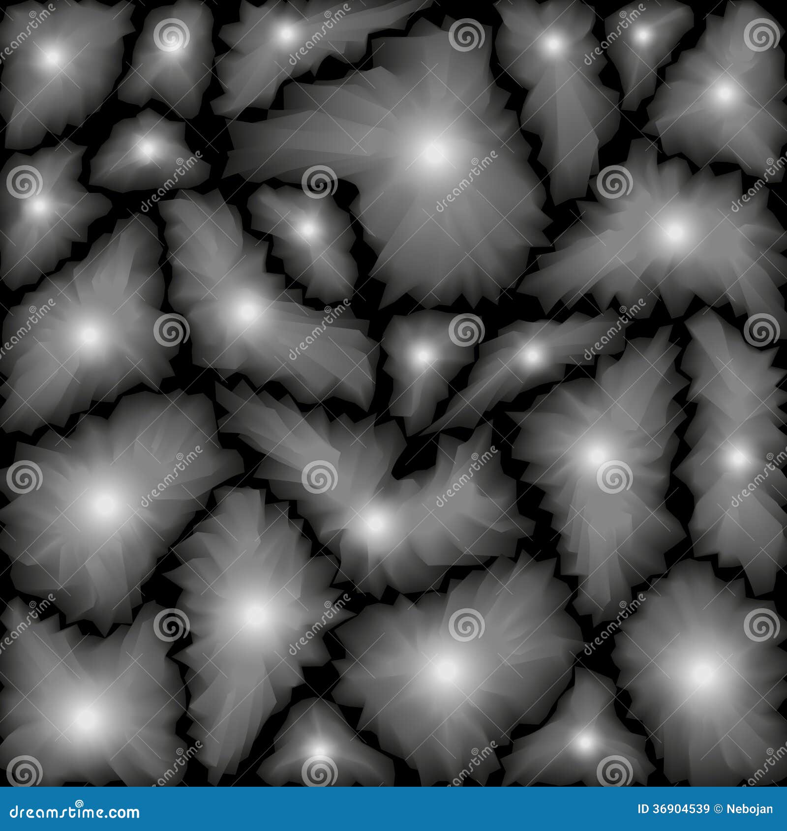 Gray crystals stock vector. Illustration of texture, background - 36904539