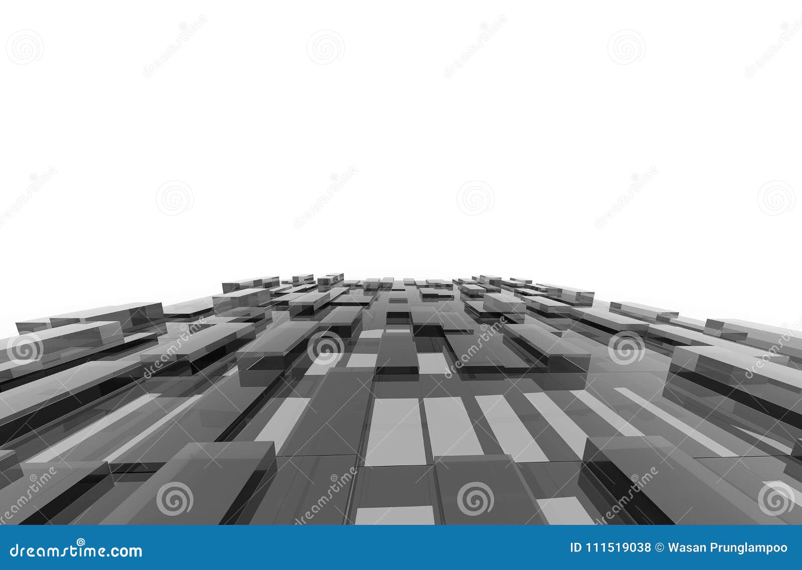 Gray Cubes Abstract Background Pattern. Stock Photo - Image of business ...